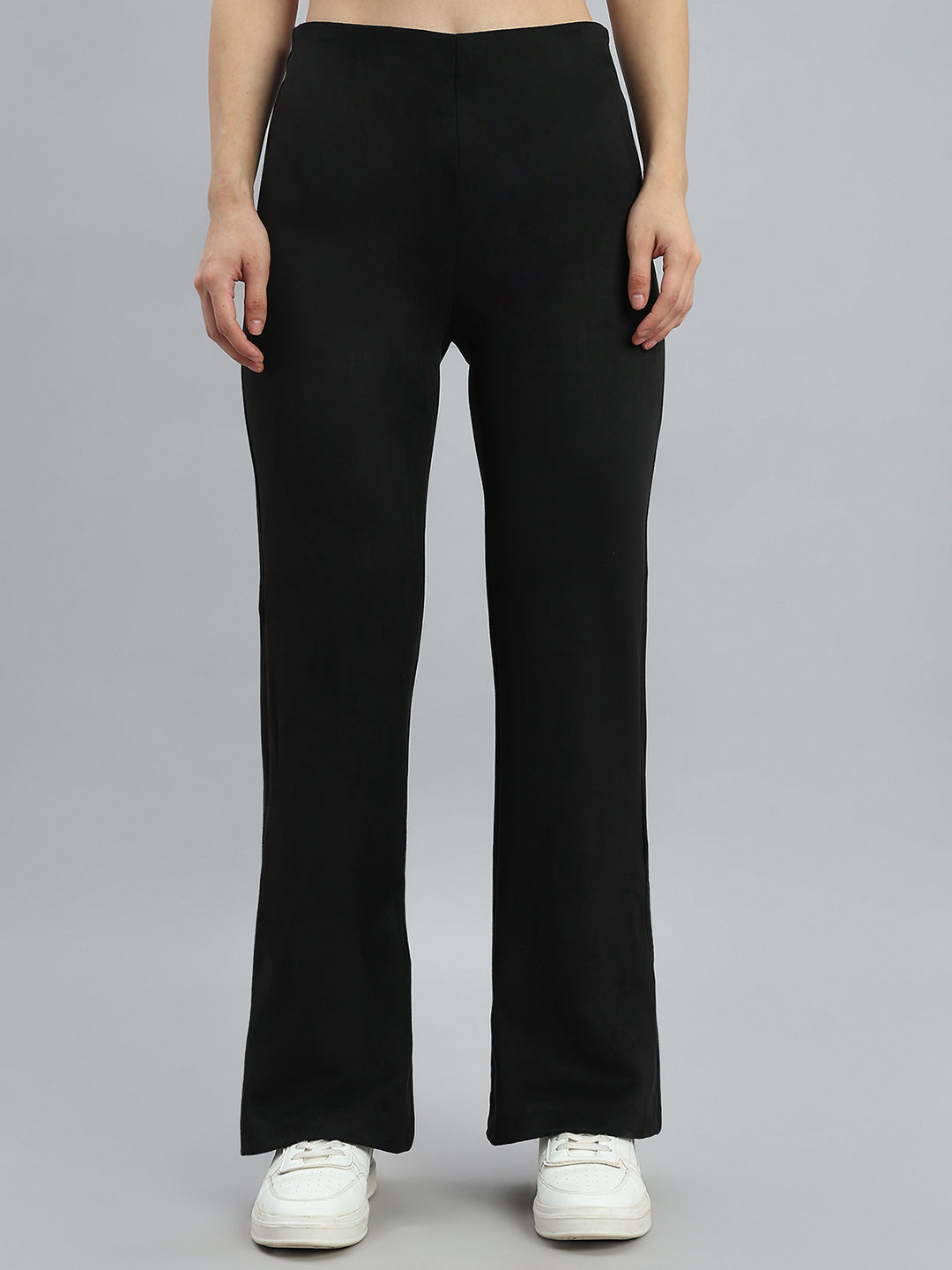 Black Suede Bell Bottom – Go Colors India